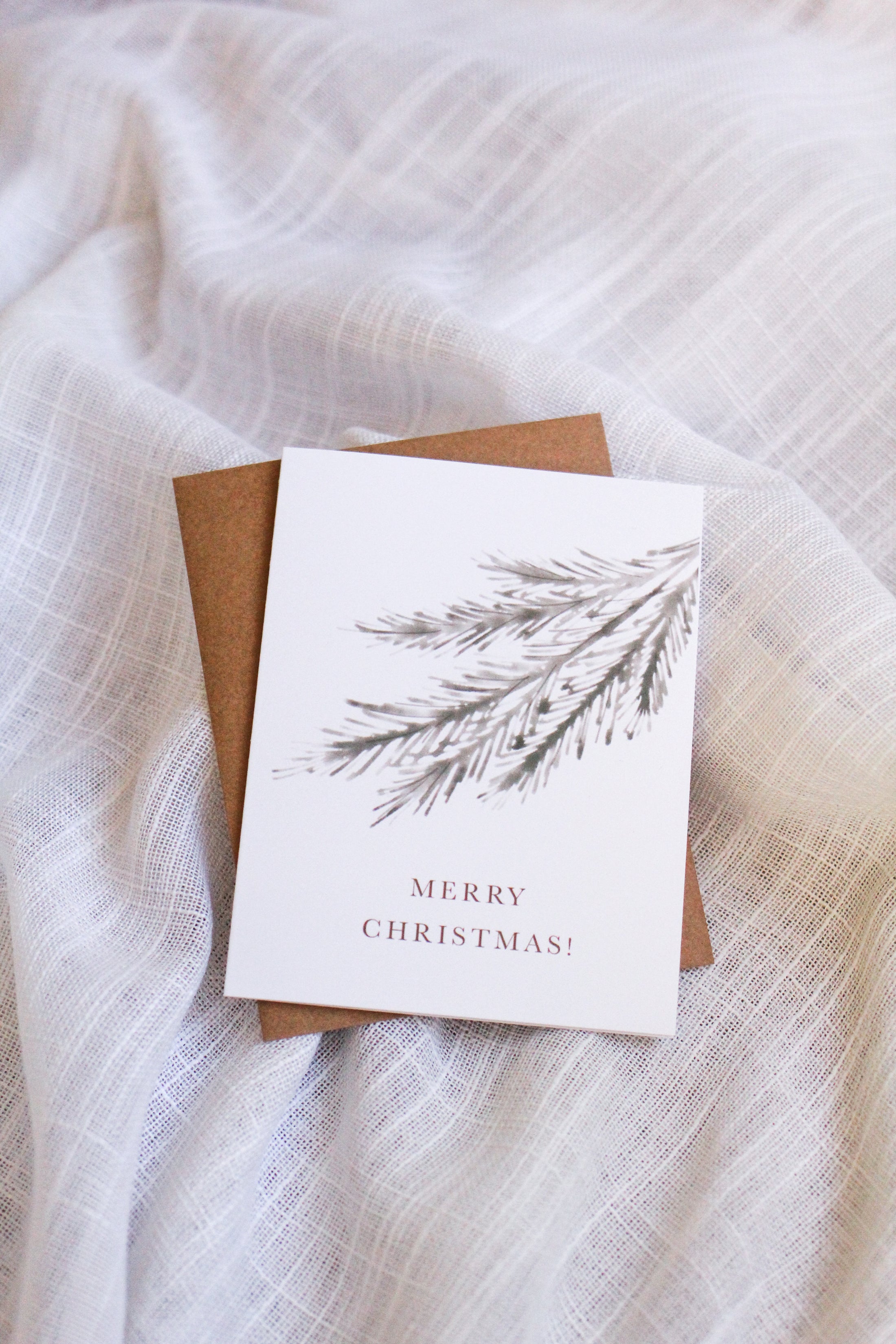 "Merry Christmas" | Earthy Christmas Cards – Bella Marketplace
