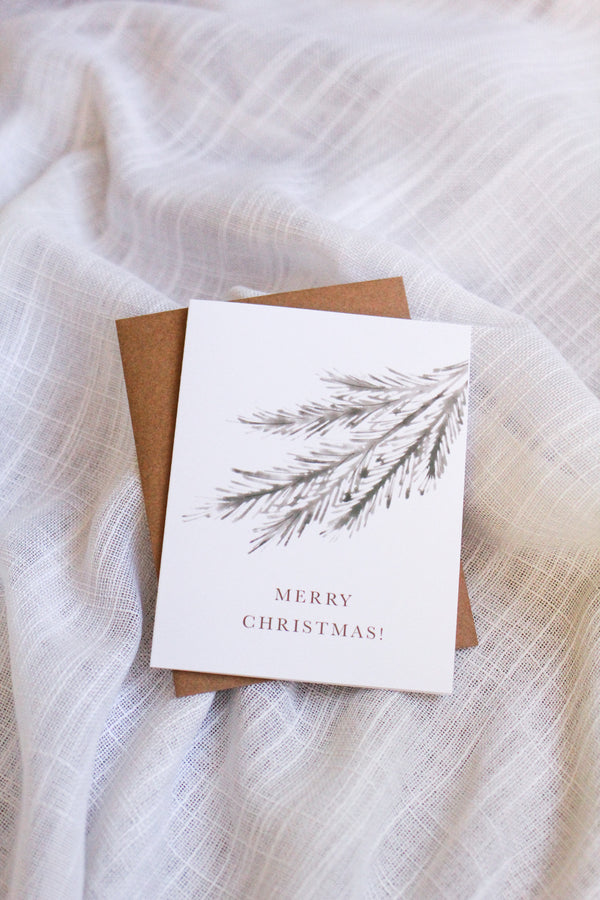 "Merry Christmas" | Earthy Christmas Cards – Bella Marketplace