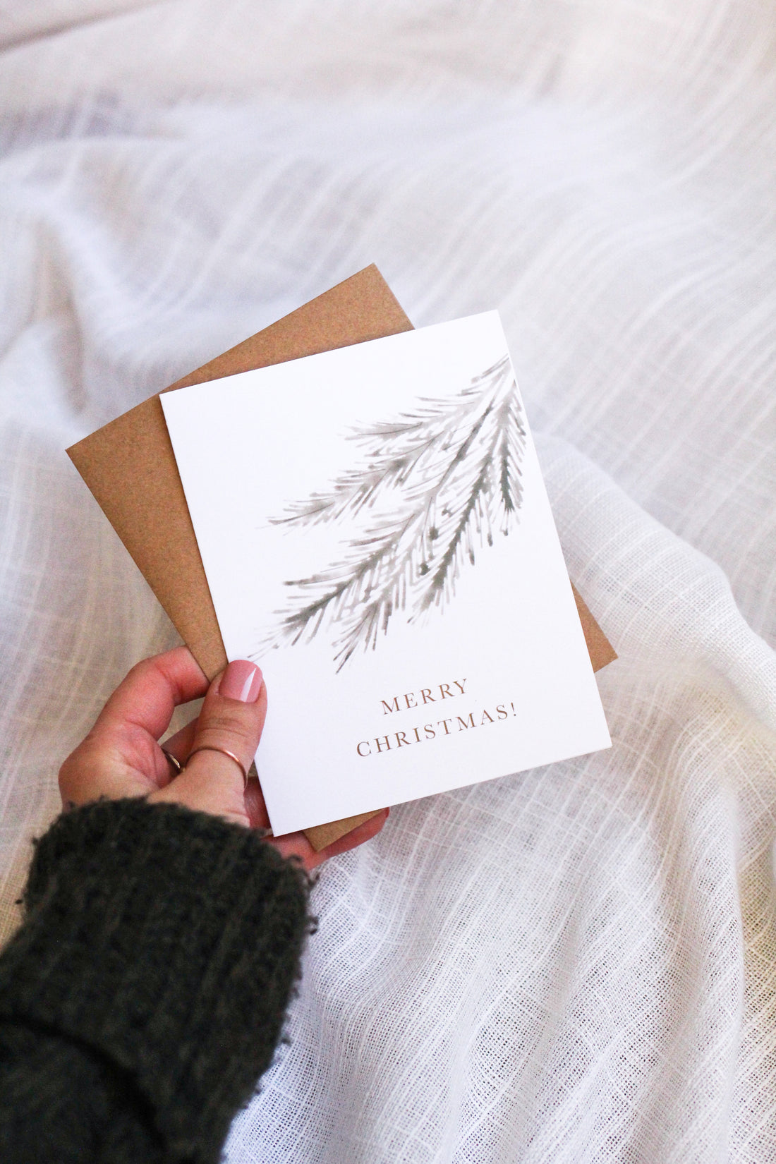 "Merry Christmas" | Earthy Christmas Cards – Bella Marketplace