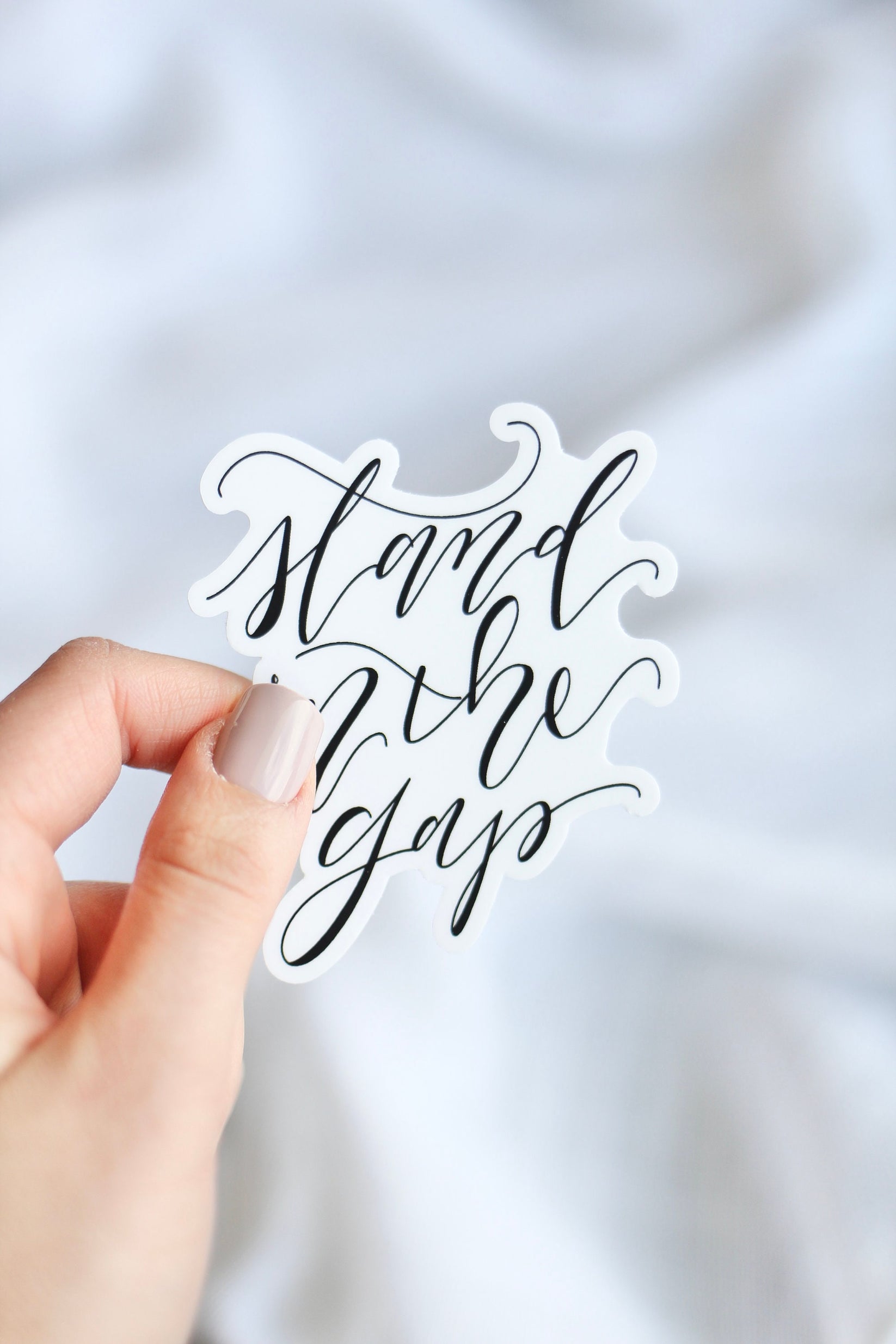 Lettered Die Cut Stickers | "stand in the gap" | Scripture lettering ...